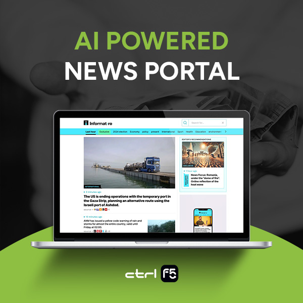 AI Powered News Portal And Aggregation App - ControlF5 Software